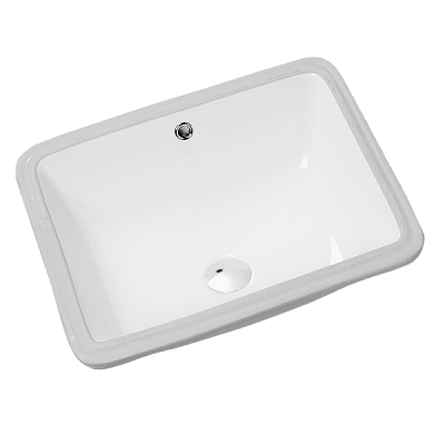 Undercounter Basins Category - Sea of White