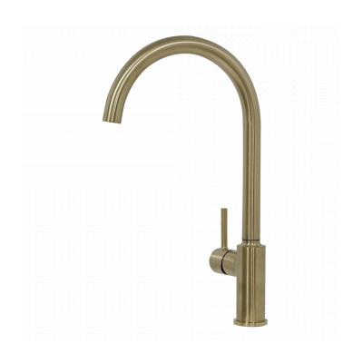 Vita Kitchen Mixer Brushed Gold - Sea of White
